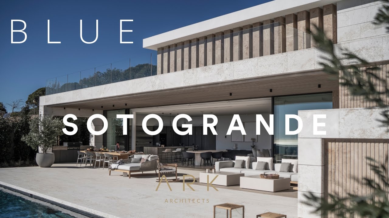 Villa BLUE: Luxury villa in Sotogrande by ARK Architects | Manuel R ...