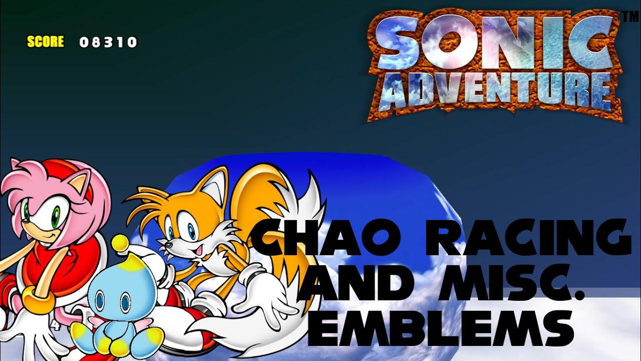 Atomic Cody Plays: Sonic Adventure! (Chao Racing and Misc. Emblems) - YouTube