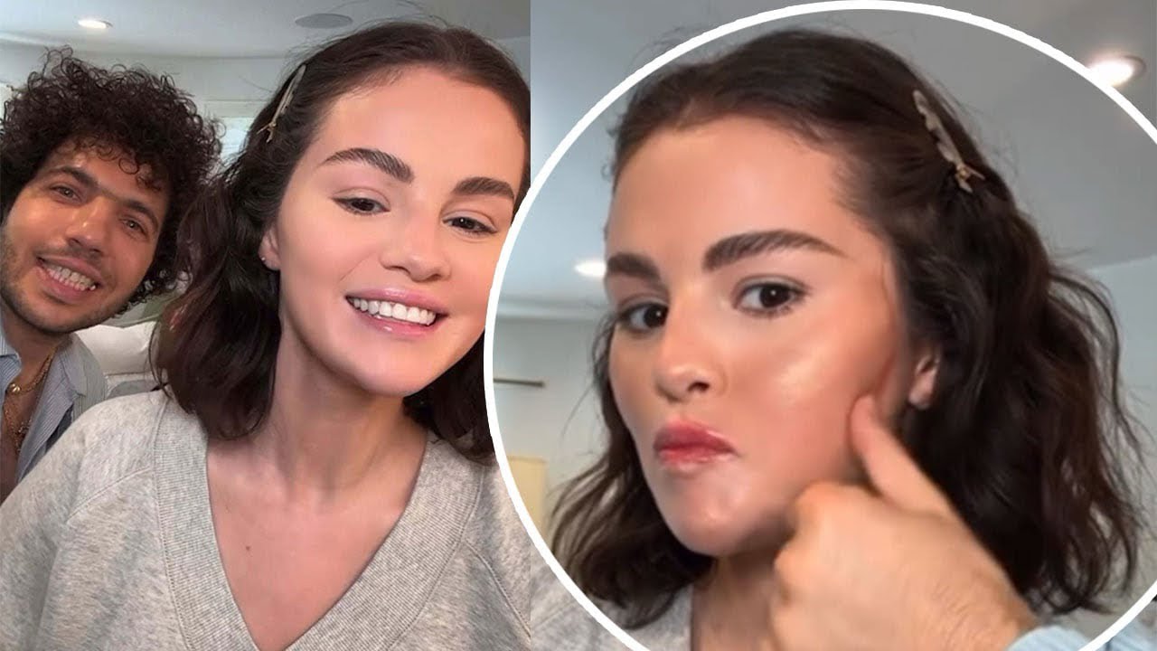 This has to be trend!! Benny Blanco does fiancée Selena Gomez’s makeup😅😂 - YouTube