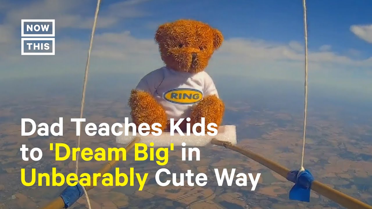 Dad Launches Teddy Bear Into Space - YouTube