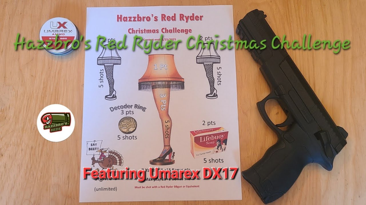@Hazzbro1964 Red Ryder Christmas Challenge with Umarex DX17 - YouTube