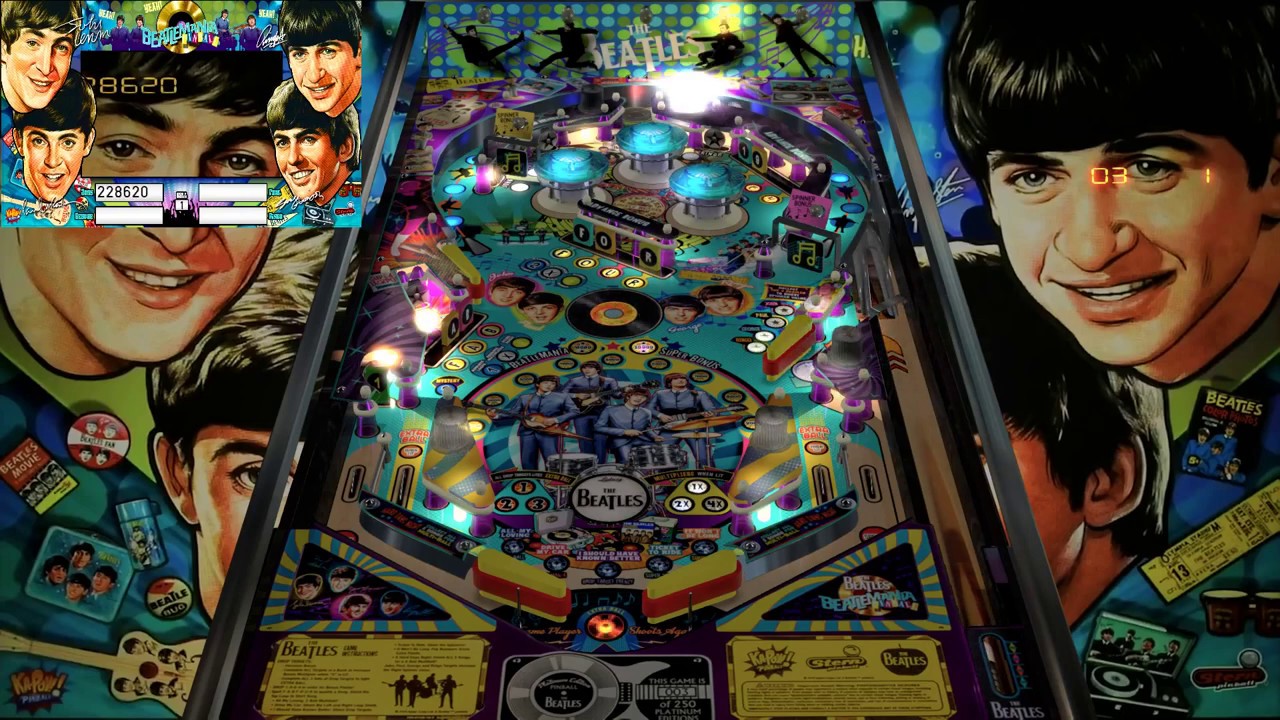 The Beatles (Stern) Pinball VPX - YouTube