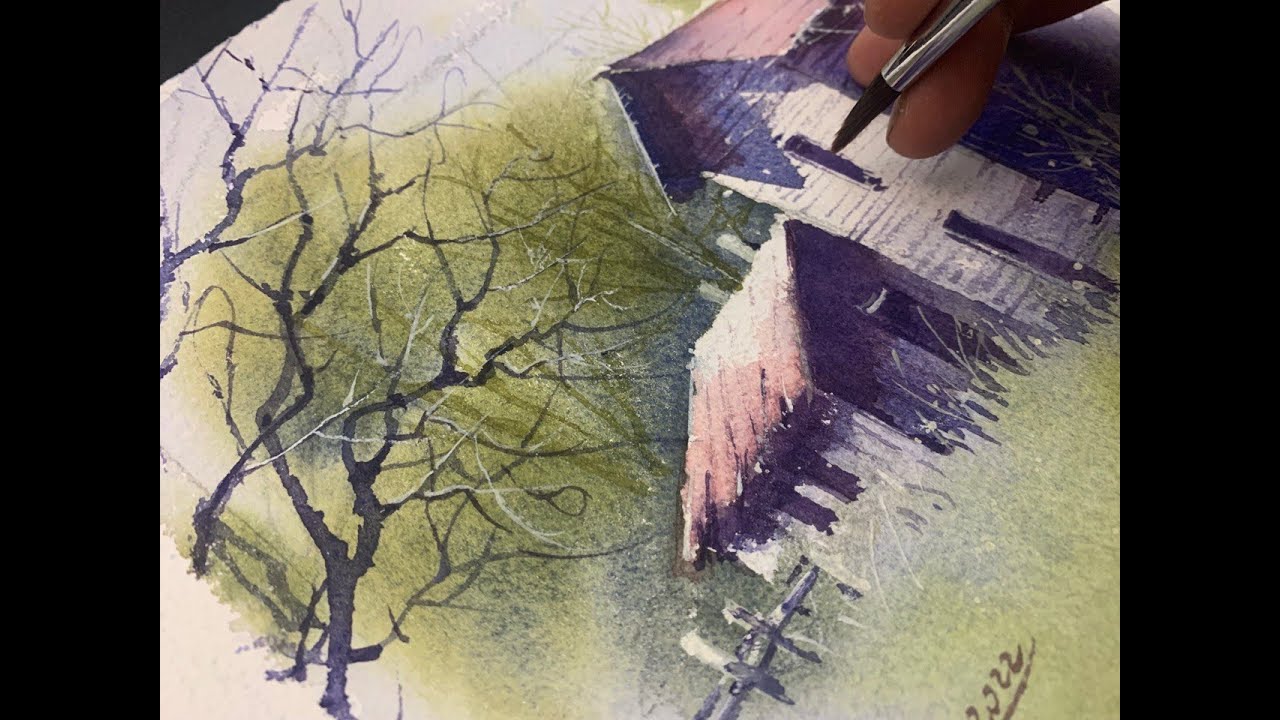 How to paint Light and Shadows in watercolor painting - YouTube