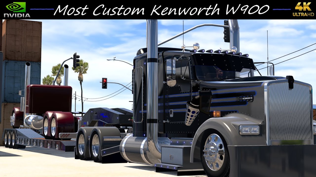 *Custom Kenworth W900* 379 Project Truck Hauled Yuma to San Diego *SCS ...