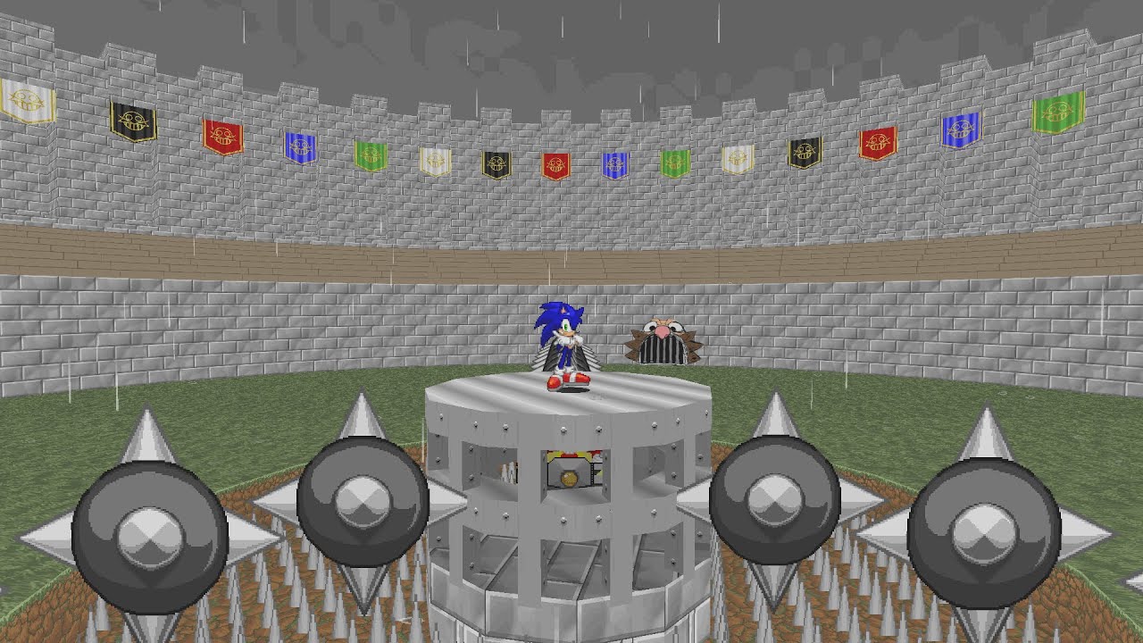 SRB2 2.1 Levels - Castle Eggman 3 Speedrun as Adventure Sonic (0:33.28 ...