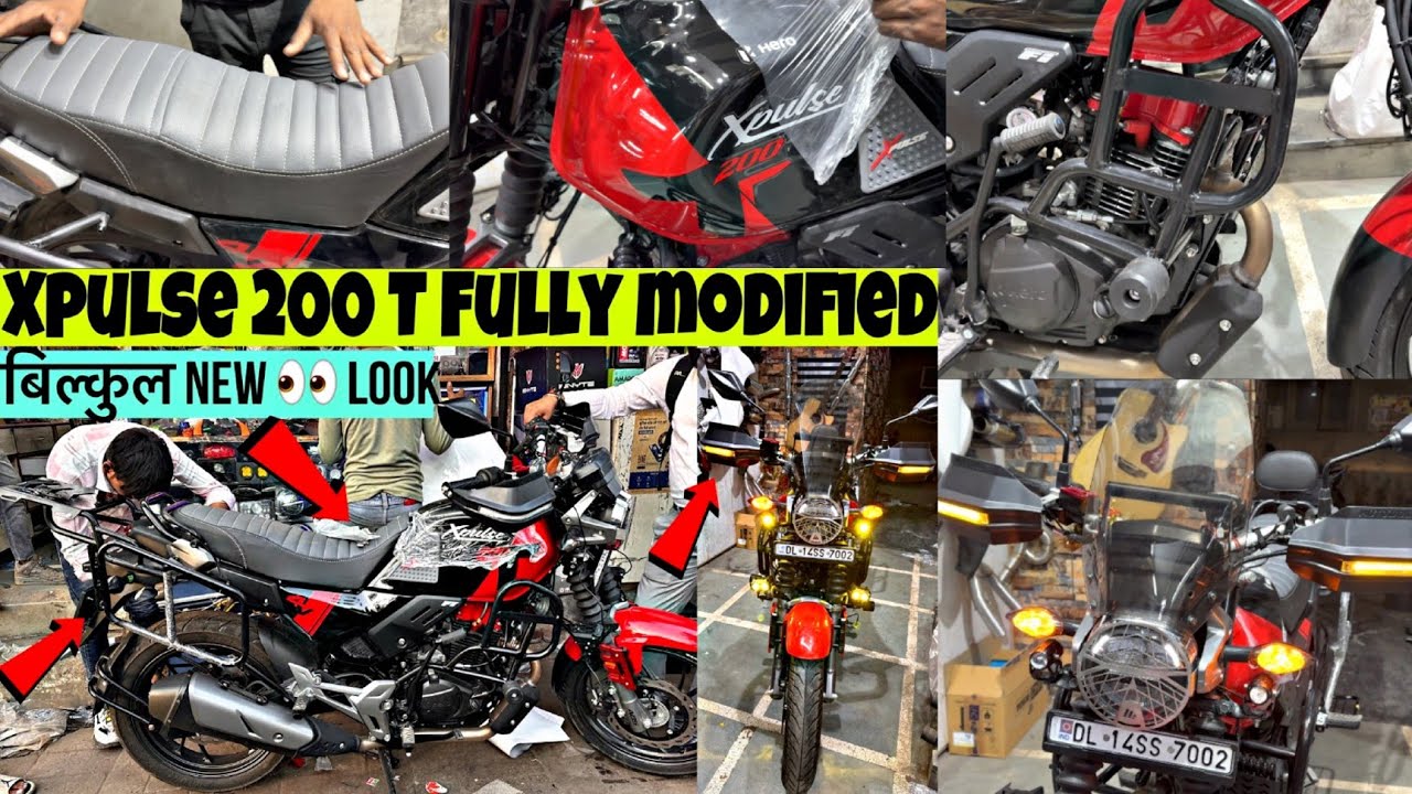 hero xpulse 200t touring modified | Xpulse modification & accessories ...
