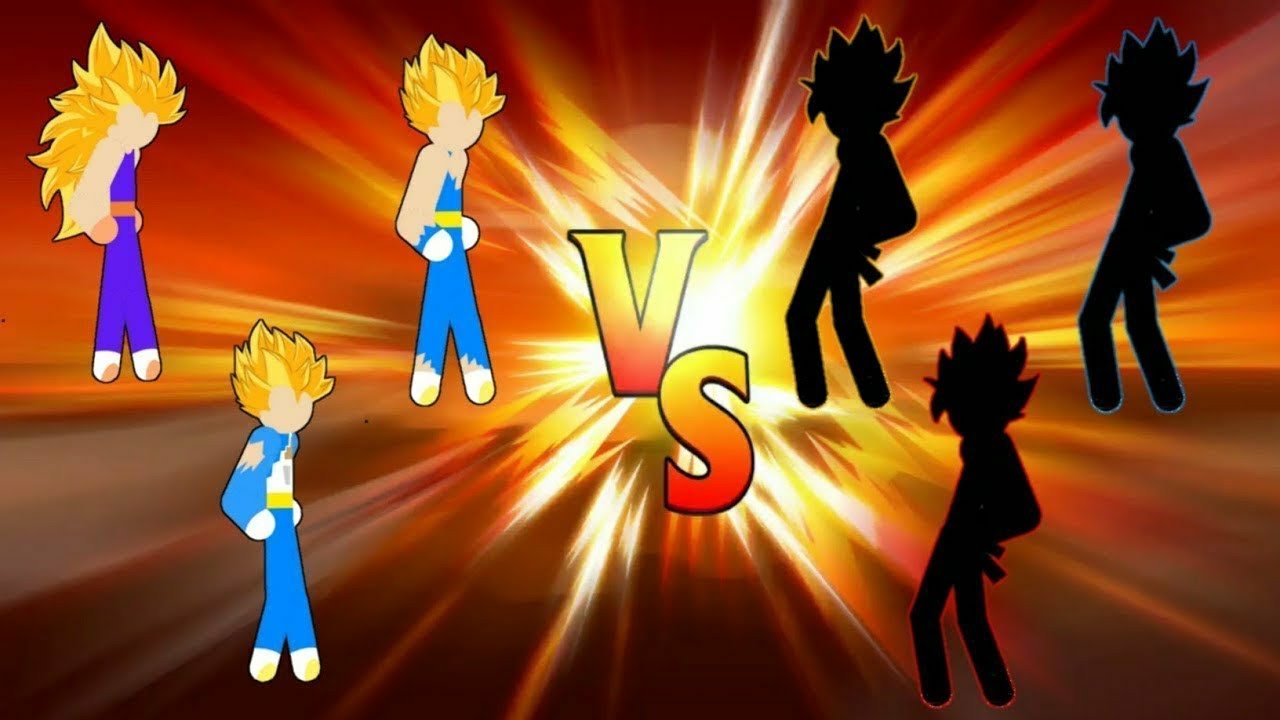 Stickman Warriors Fight 3×3 - Vegeta SSJ1, Vegeta SSJ2, Vegeta SSJ3 vs ...