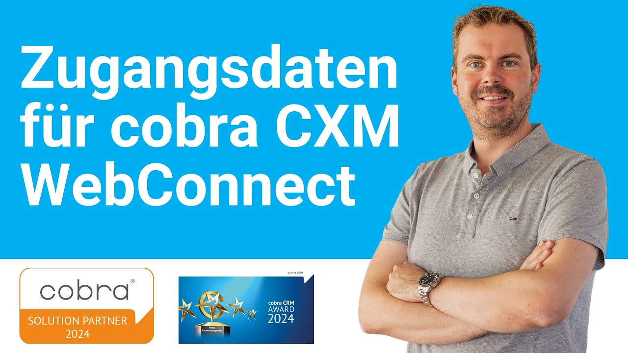 cobra CXM WebConnect - Zugangsdaten für die REST-API von cobra CRM PLUS, cobra CRM PRO / BI ...