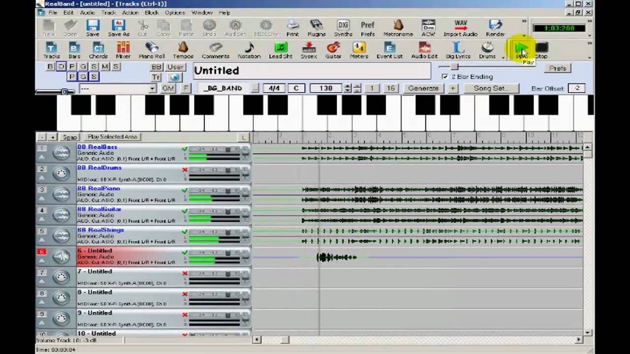 How To make Music with RealBand - Part 1of 2 - YouTube