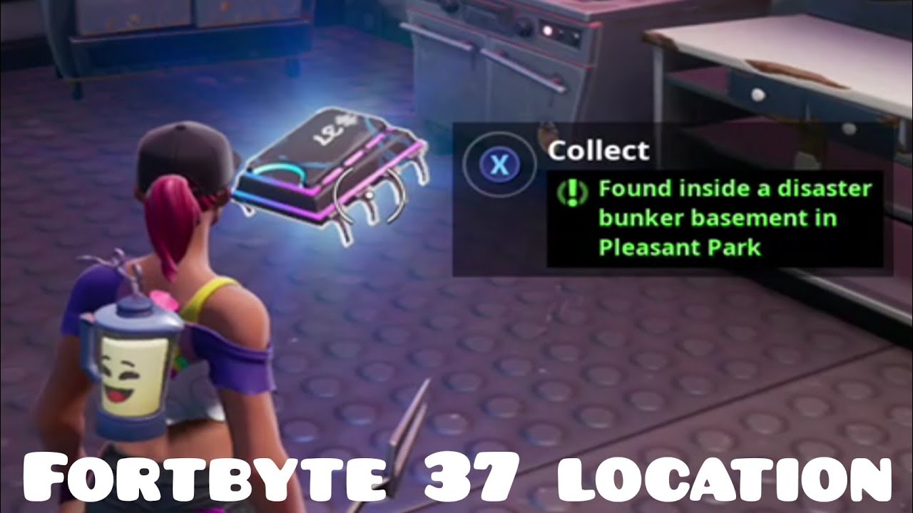Fortbyte 37 location - Found inside a disaster bunker basement in ...