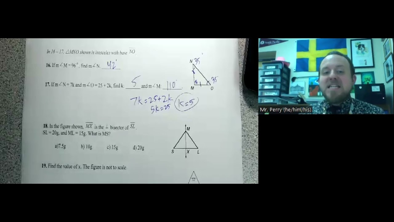 Illustrative Mathematics Geometry Semester 1 Final Review - YouTube