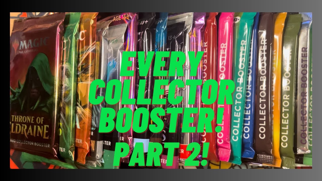 OPENING EVERY MTG COLLECTOR BOOSTER PACK EVER MADE!! PART 2! - YouTube