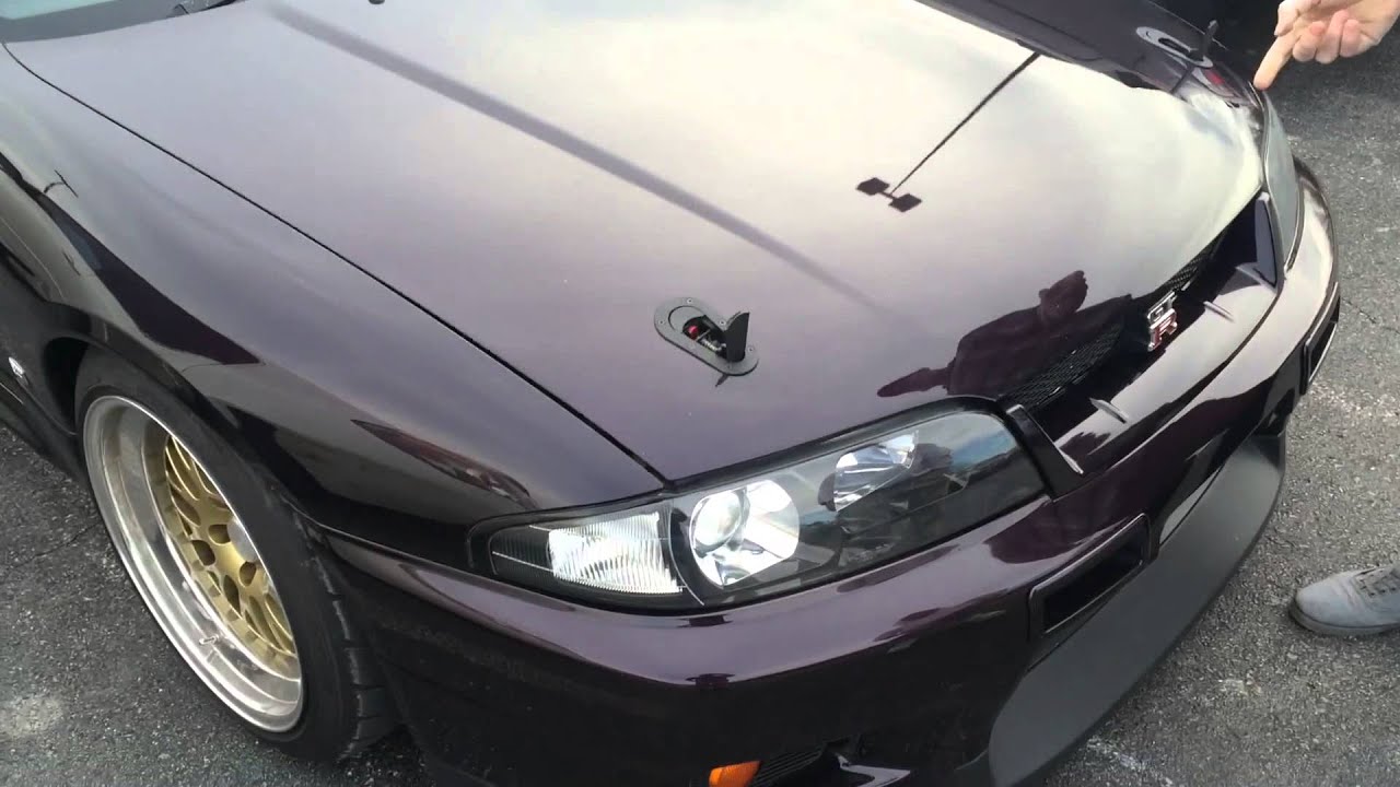 Sexy R33 GTR V-Spec Midnight Purple !! & Supra - YouTube