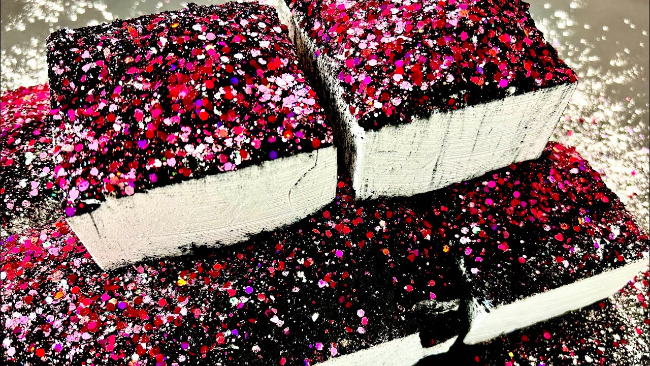 Charcoal Cornstarch Crush 🖤💕| Fresh Blocks | ASMR | No Edits OAP - YouTube