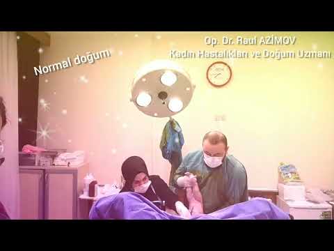 Normal Doğum - Təbii Doğum - Uzman Dr. Raul AZİMOV ( Ginekoloq Cərrah )