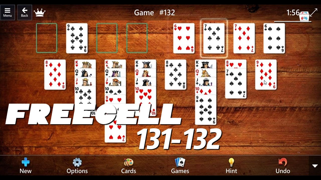 Conquering Microsoft Solitaire FreeCell: Game Nos. 131-132 | Expert ...