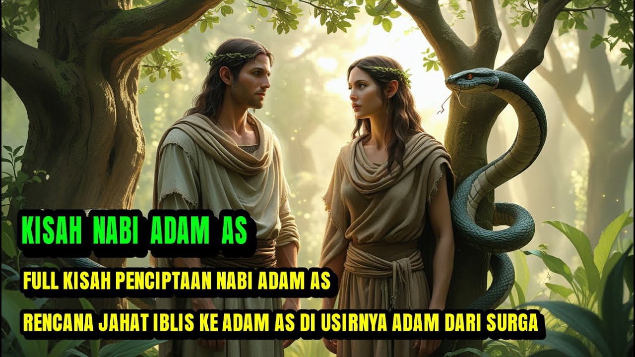 Kisah Nabi Adam AS dan Iblis | Adam dan Hawa Diusir Dari Surga - YouTube