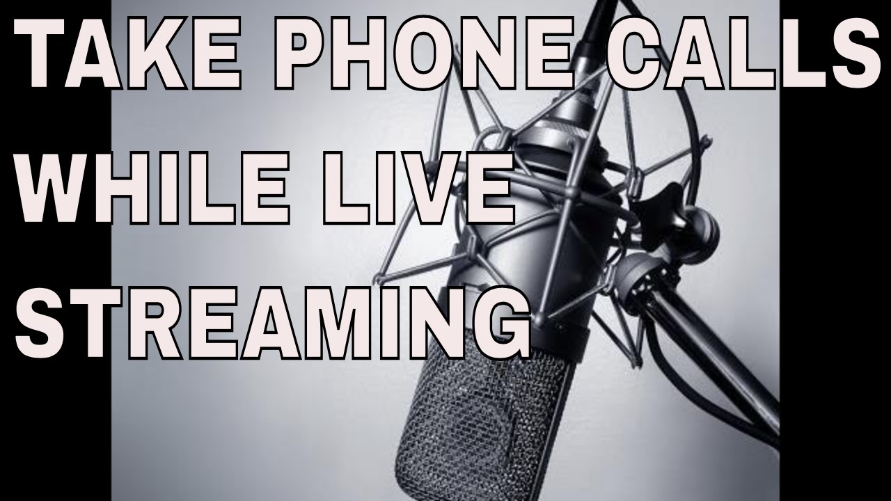 how to take phone calls during youtube livestream - YouTube
