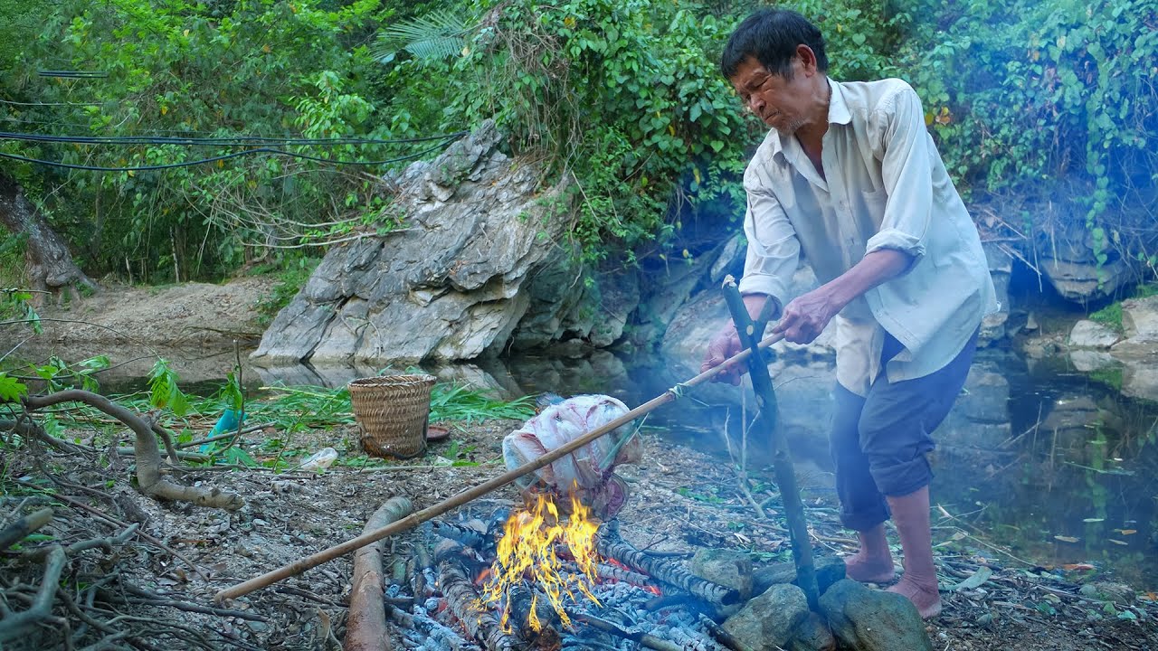 The Lonely Single Old Man's Wild Life and The Country Boy's Farm Life ...