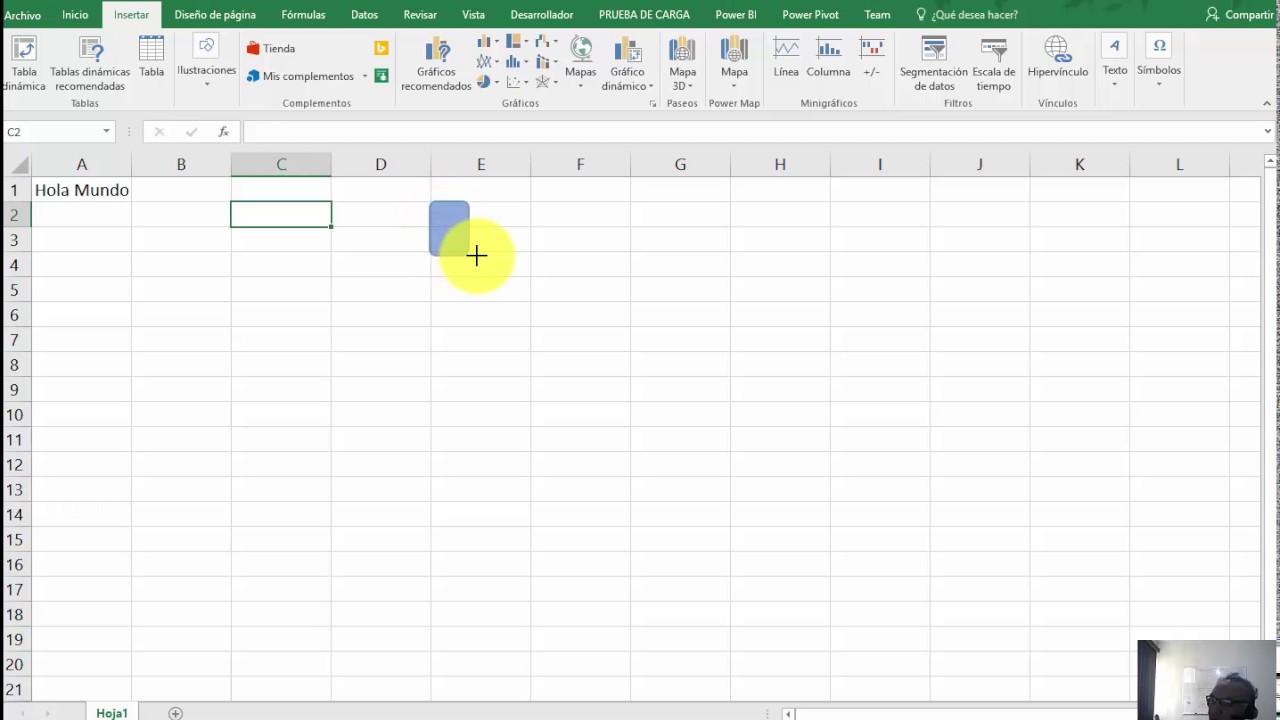 15 Insertar un boton sobre una hoja de Excel - YouTube