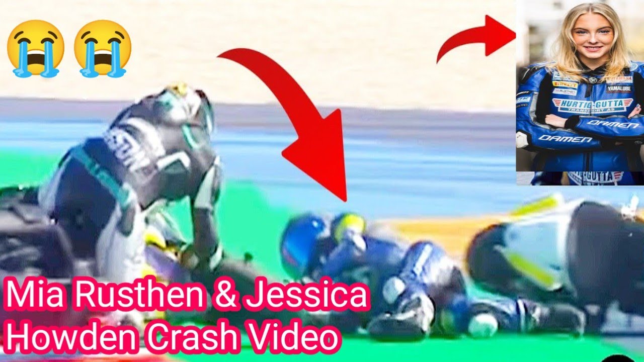 Mia Rusthen & Jessica Howden Crash Video Update 2024 at Misano WorldWCR ...