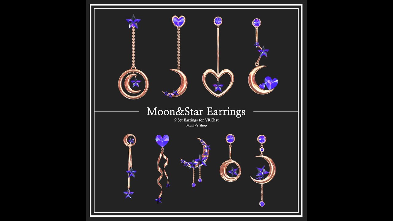 VRChat Earrings Phys Bone - Muhly's Shop - YouTube