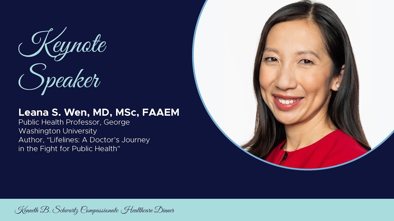 Dr. Leana Wen with Dr. Peter Slavin - YouTube