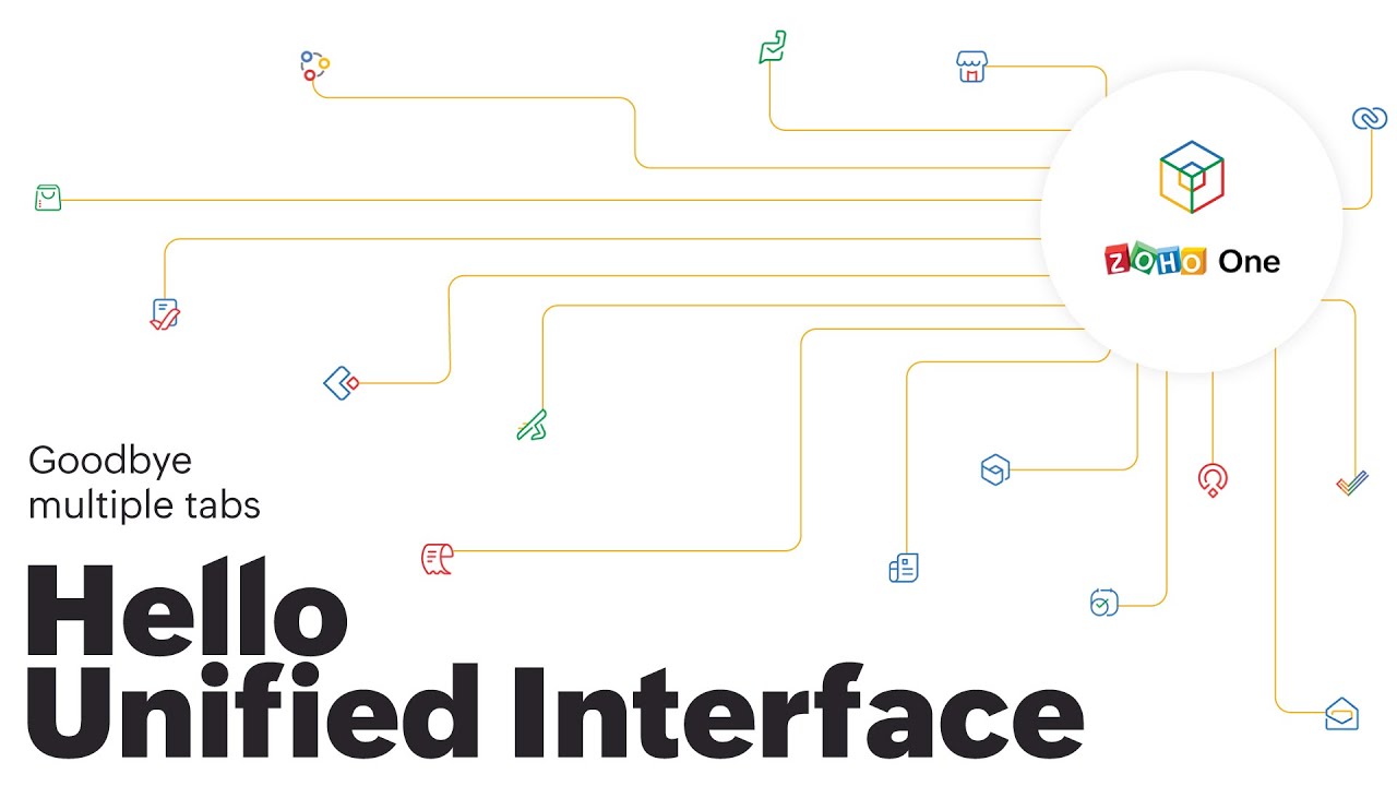 One Unified Interface - Zoho One - YouTube