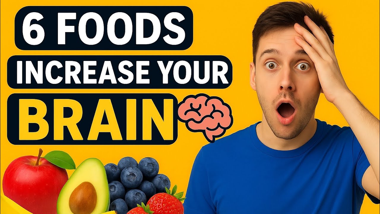 6 Foods That Boost Your Brain 🧠😱 #BrainFood #HealthyEating #MindPower ...
