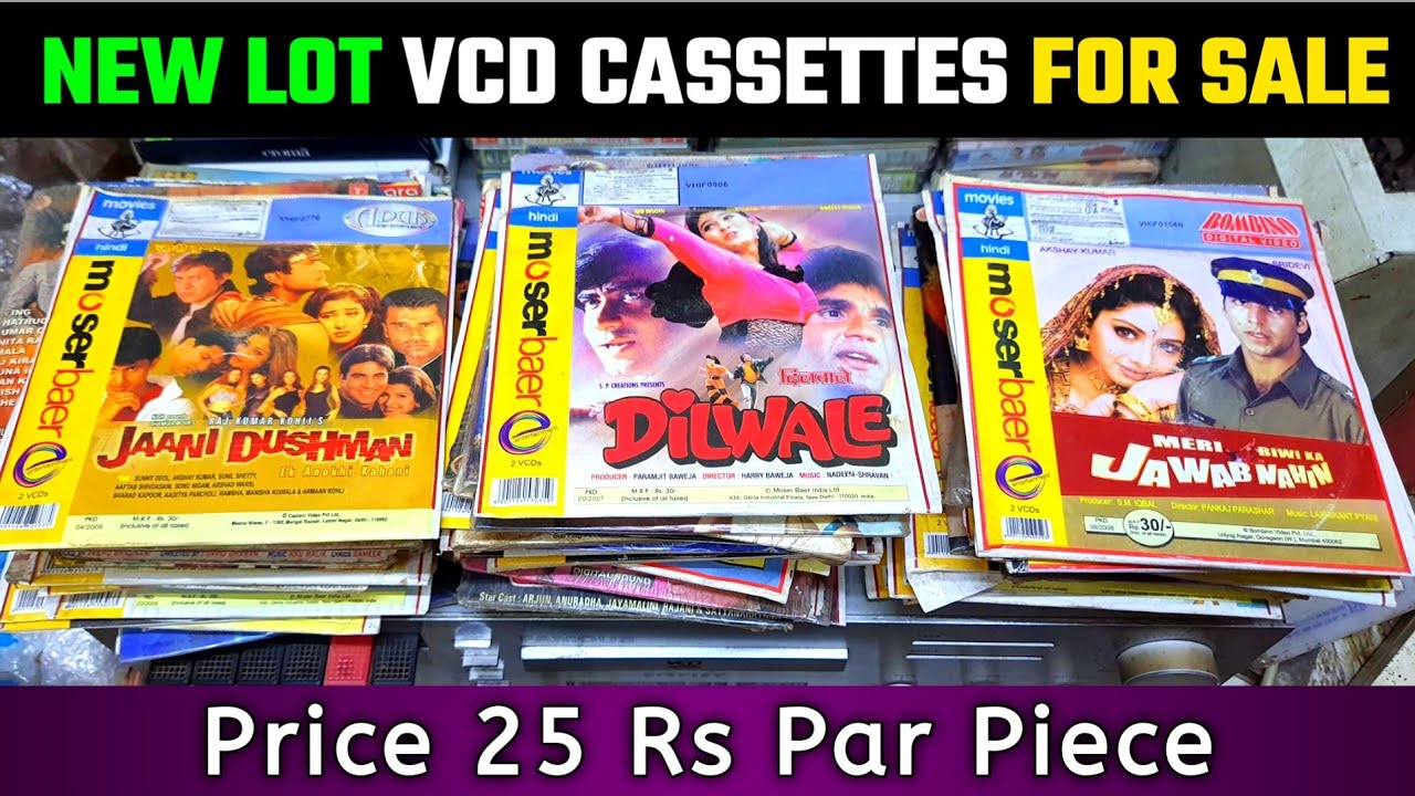 SOLD। New CD VCD Cassette Lot For Sale । 25 Rs Par Piece । Contect ...