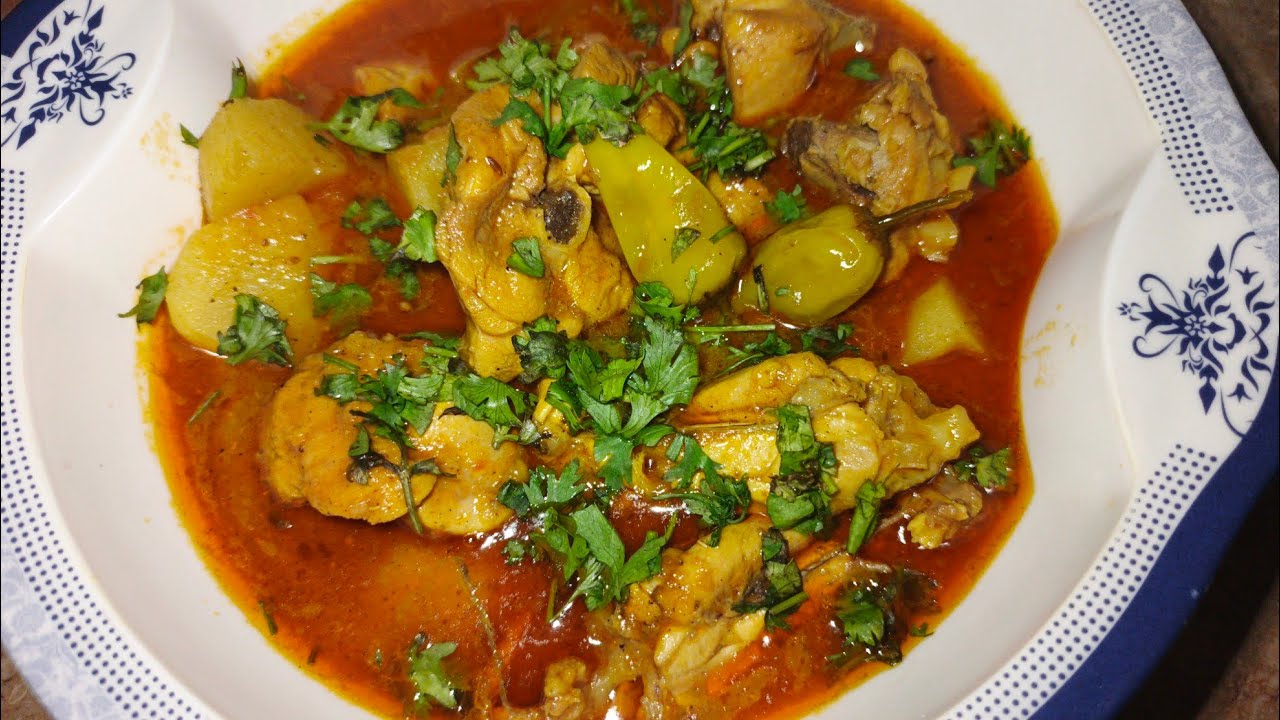 The best aloo chicken recipe you'll ever try| restaurant style aloo ...