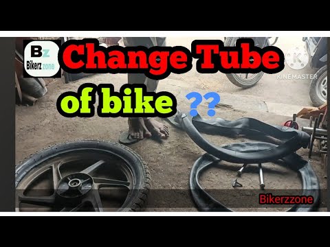 How to change Tube of bike ?? - YouTube