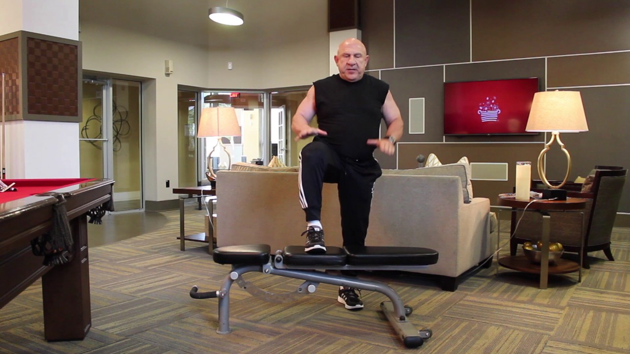 How To Perform A Proper Step Up | Proper form Bench Step up - YouTube