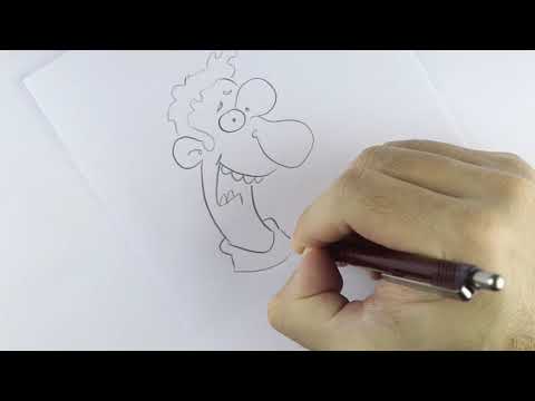 Eskiz Videoları - Eskiz Defteri - Karikatür Alıştırmaları 18