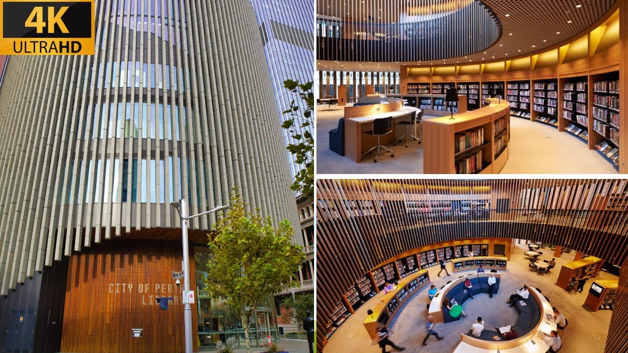 City of Perth Library, Western Australia [4K] - YouTube