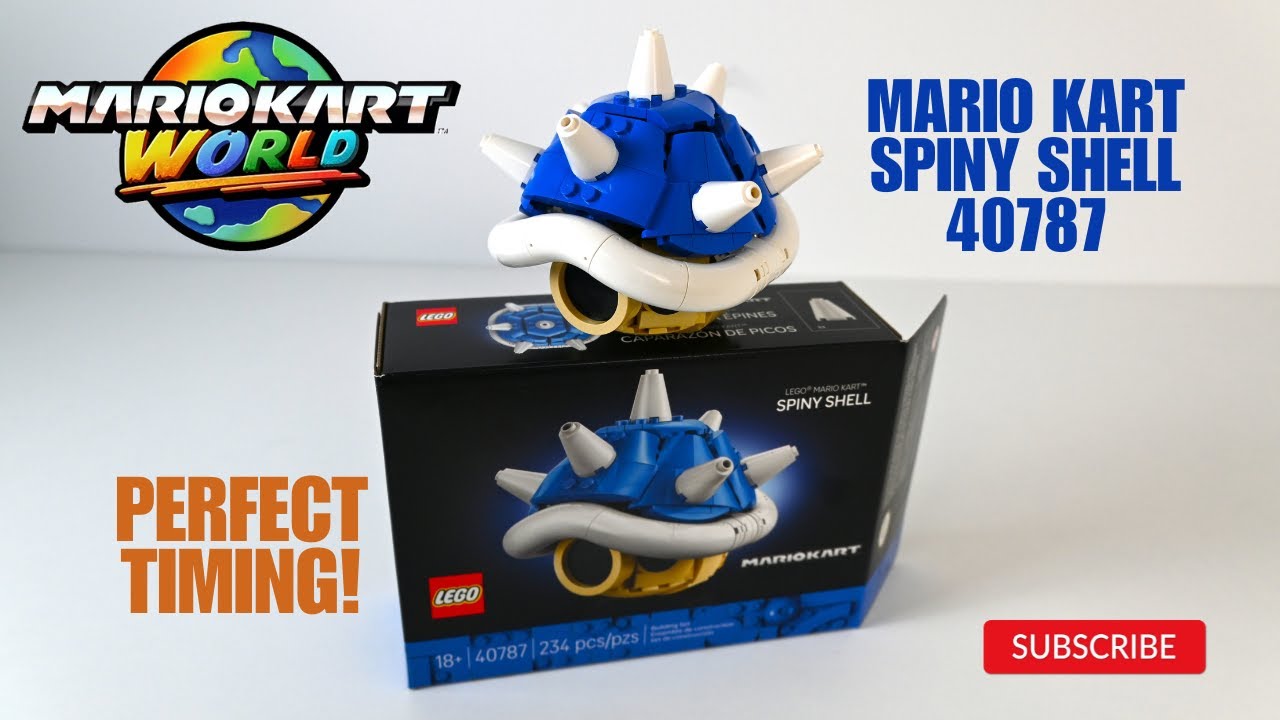 LEGO Mario Kart Spiny Shell 40787 Build & Review - Great Insiders ...