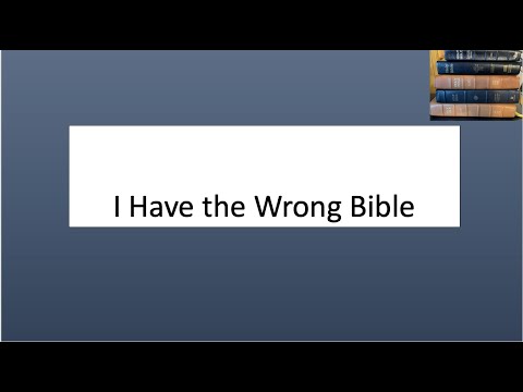 I Have the Wrong Bible - October 15, 2023 PM - By: Micah Webb - YouTube