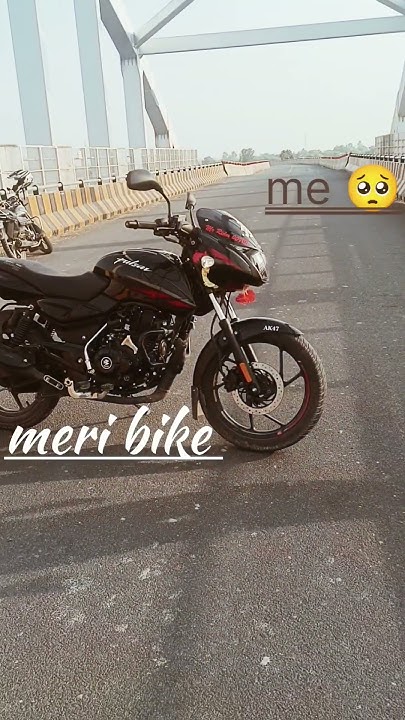meri Jaan meri bike 🤗🤗 #automobile #ytshorts #bikeshorts #ridingchallenge #pulsar #love # ...