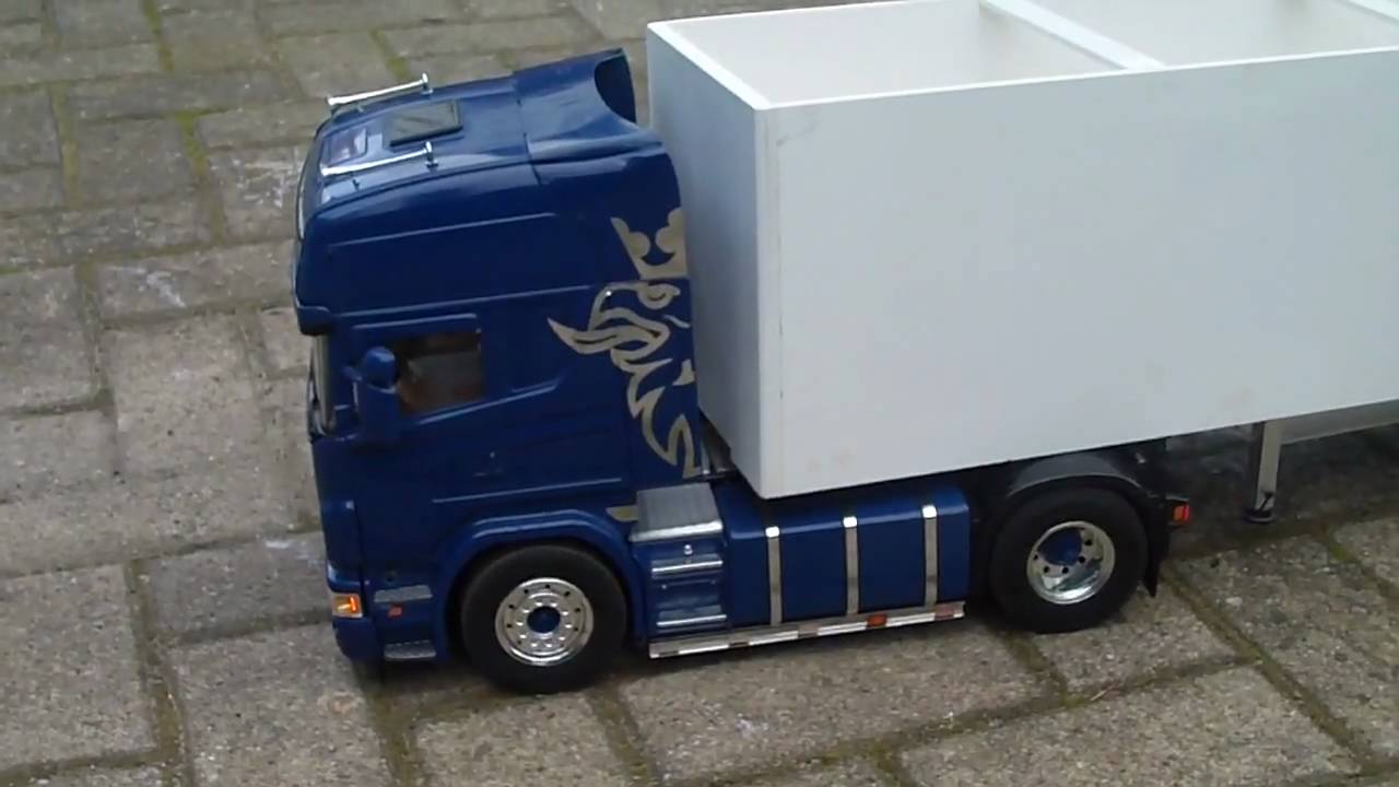 Tamiya Scania mit Servonaut M20+ und SMX - YouTube