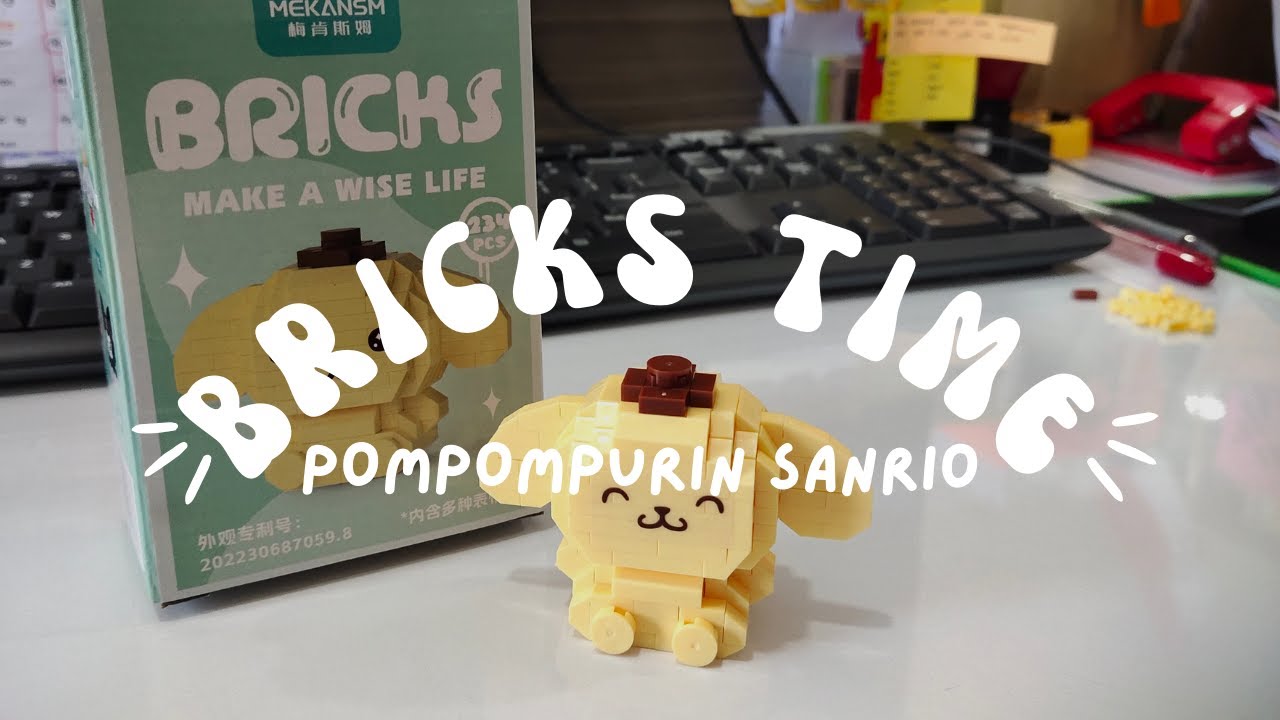 HOW TO BUILD POMPOMPURIN SANRIO BRICKS - BRICKS TUTORIAL MINI LEGO ...