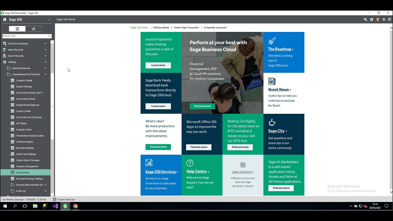 Sage 200 - How to connect Sage 200 Standard and Microsoft 365 - YouTube