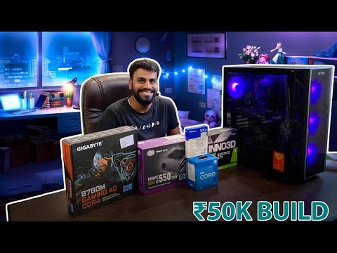 50,000/- Gaming PC Build - i5 12400f GTX 1650 | Ajmer Computer & Peripherals - YouTube