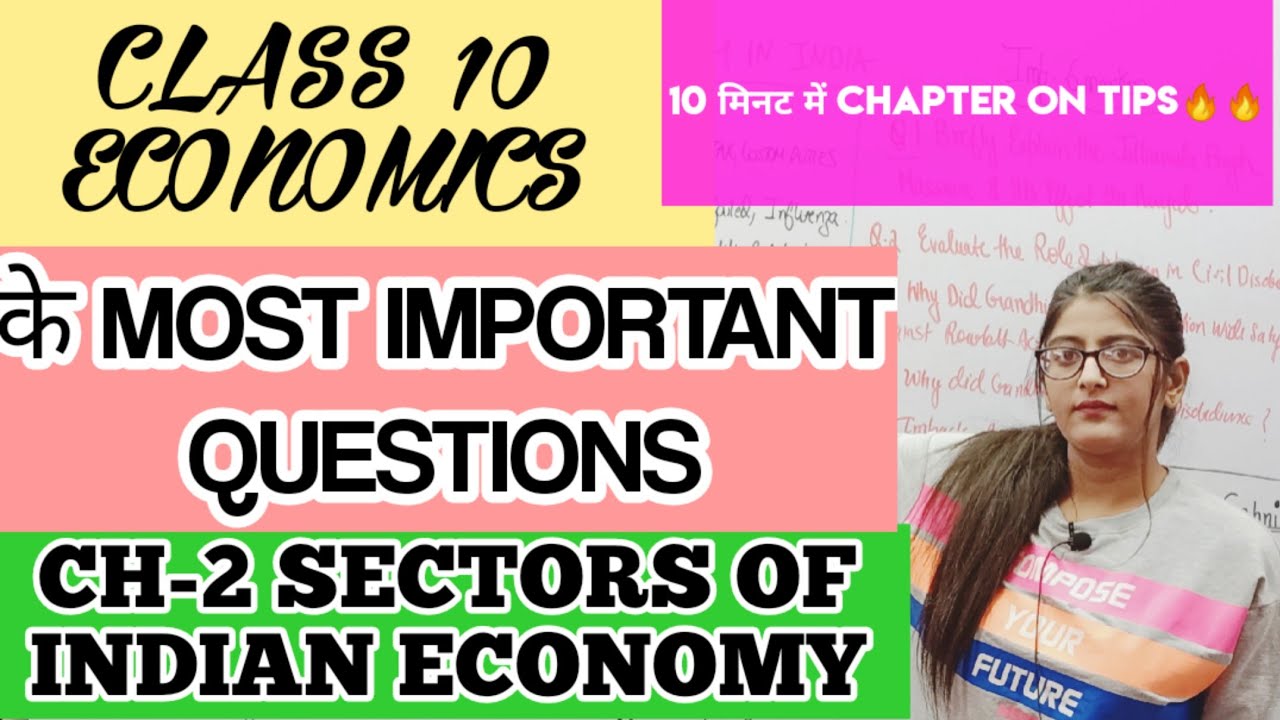 MOST IMPORTANT QUESTIONS CH-2 SECTOR OF INDIAN ECONOMY CLASS 10 ...