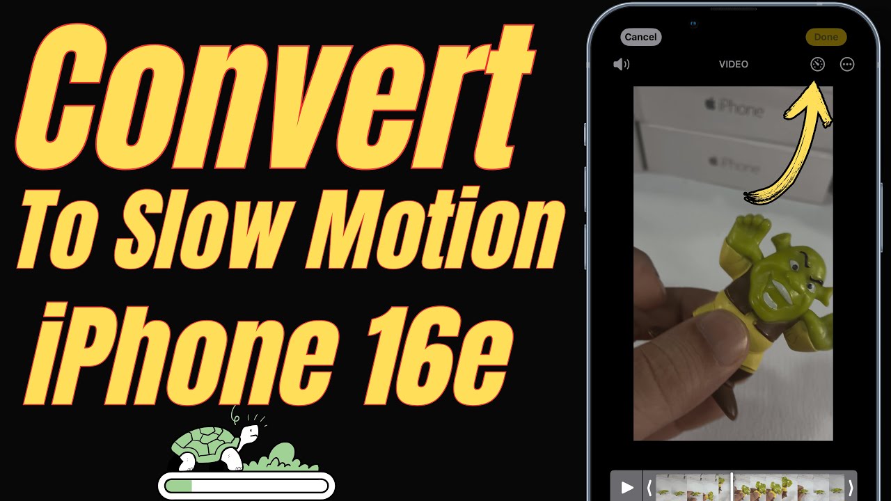 How to Convert iPhone 16e Video to Slow Motion (Record Slow Motion ...