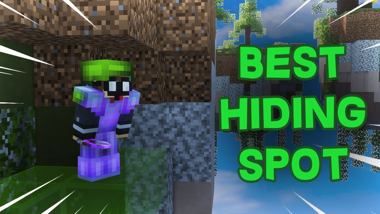 RAGE QUIT Hiding Spot in Hypixel Bedwars - YouTube