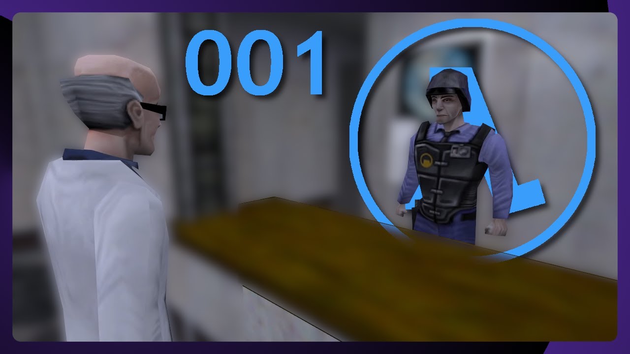 BARNEY CALHOUN im DIENST | HALF-LIFE BLUE SHIFT | #001 - YouTube