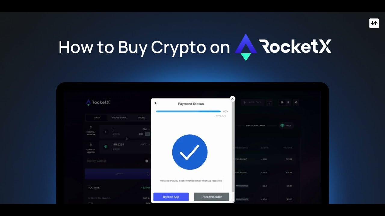 How to Buy Crypto directly on RocketX.exchange - YouTube