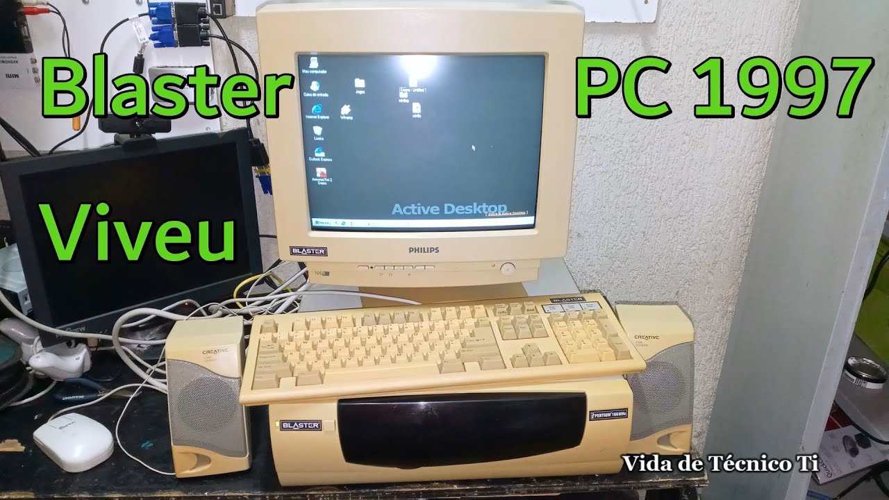 PC de 1997 Creative Blaster FUNCIONANDO em 2021 - YouTube
