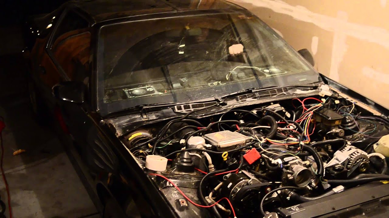 LS1 swapped Camaro first run around the block - YouTube