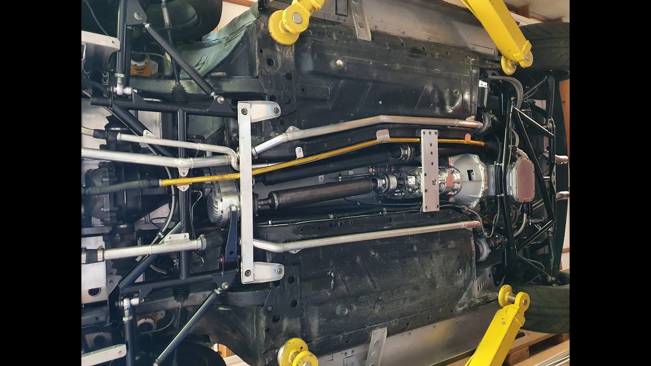 New prop shaft pt 2, weld up and test fit. - YouTube
